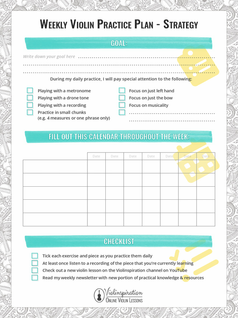 Practice Plan - Strategy | PDF