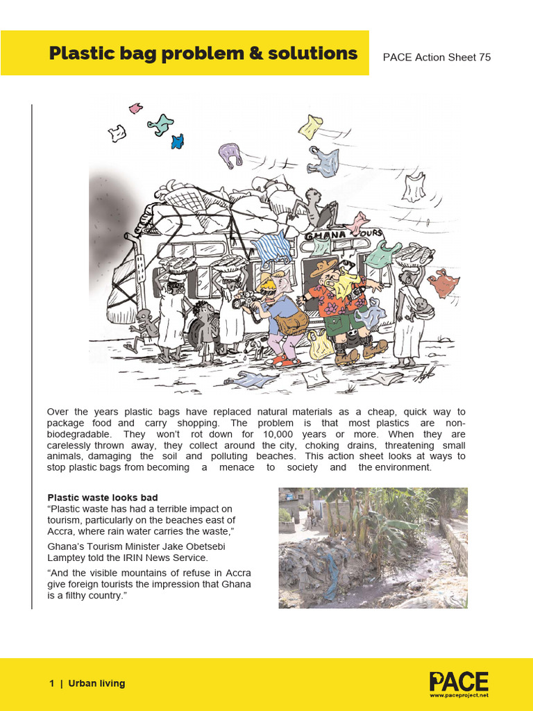 Plastic Bag Problem Action Sheet 75 | PDF | Plastic | Recycling