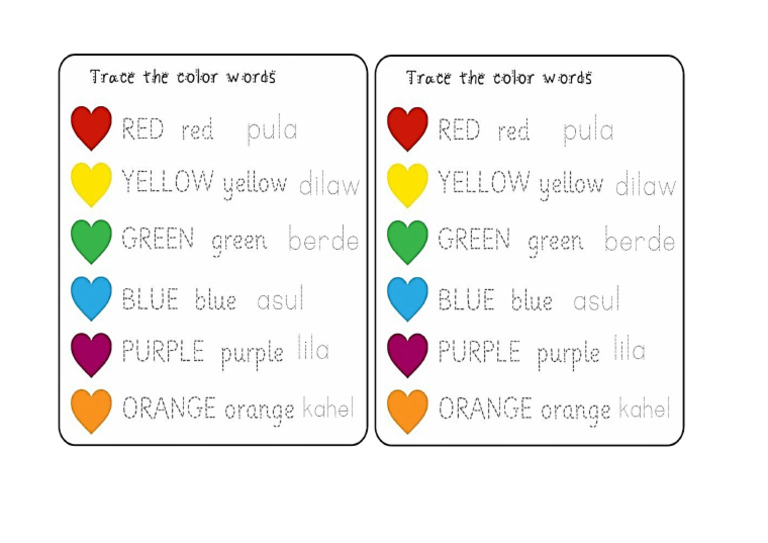 Trace the color | PDF