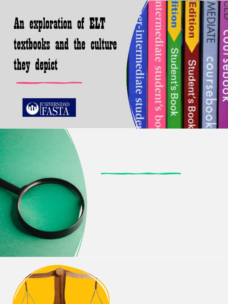 GAMARNIK MARINA - An Exploration of ELT Textbooks and The Culture They Depict | PDF