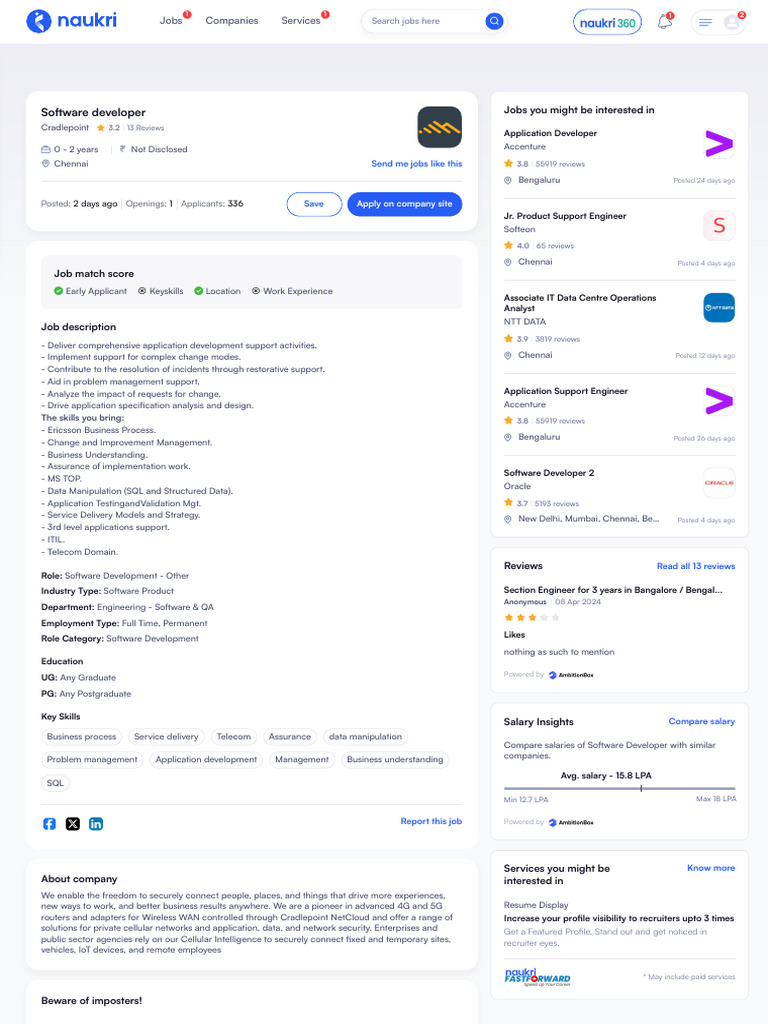 Software developer - ChennaX1 | PDF | Software Development | Computing