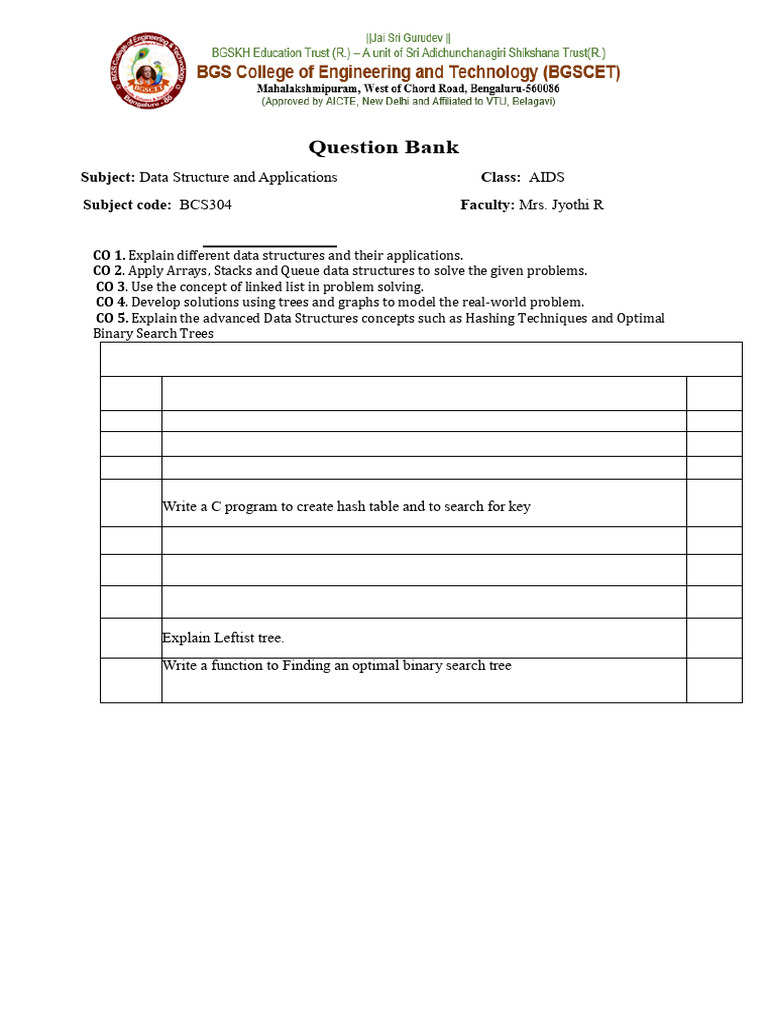 Module 5 QB College | PDF