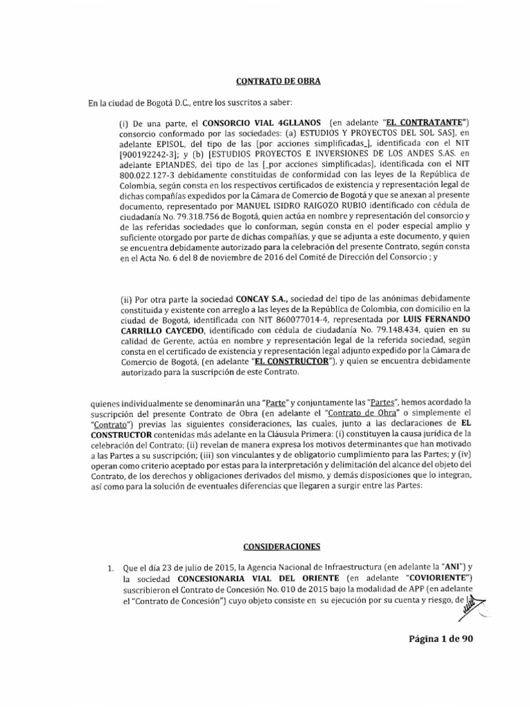Contrato Obra | PDF