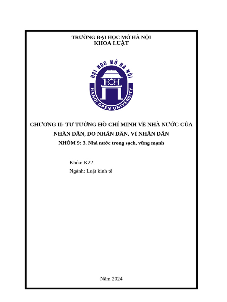 TTHCM - Nhóm 9-Word T NG | PDF