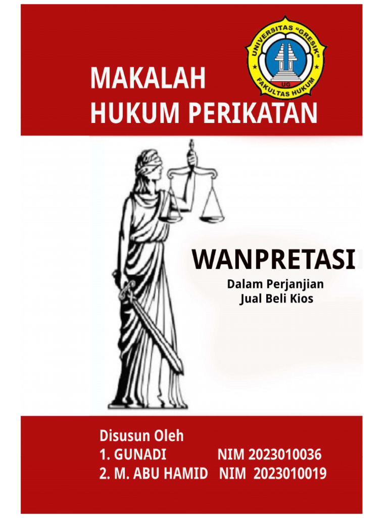 Makalah Hukum Perikatan Final | PDF