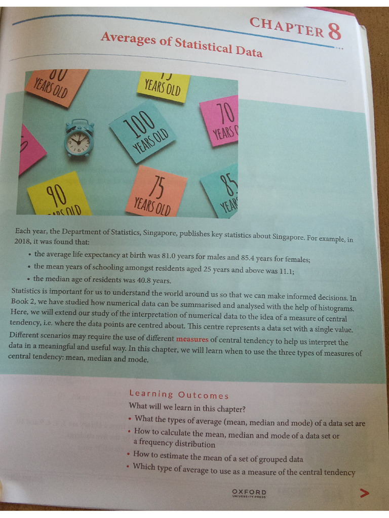 Averages of Statistics | PDF