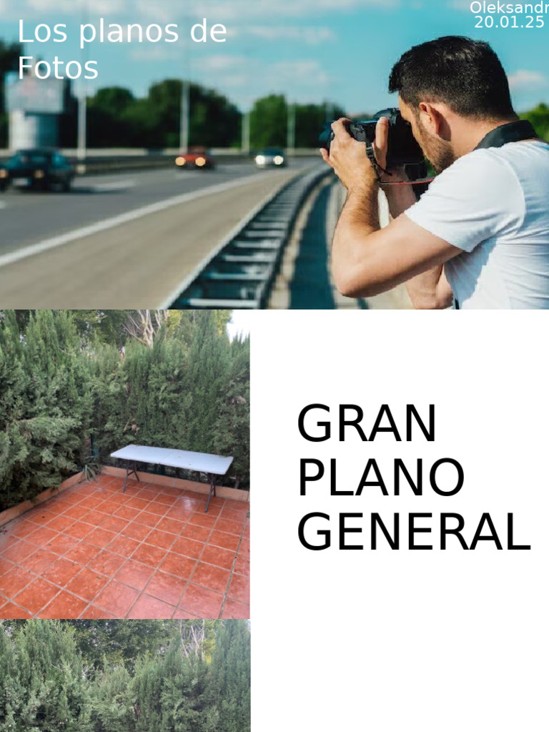 Tipos de Planos Fotográficos | PDF