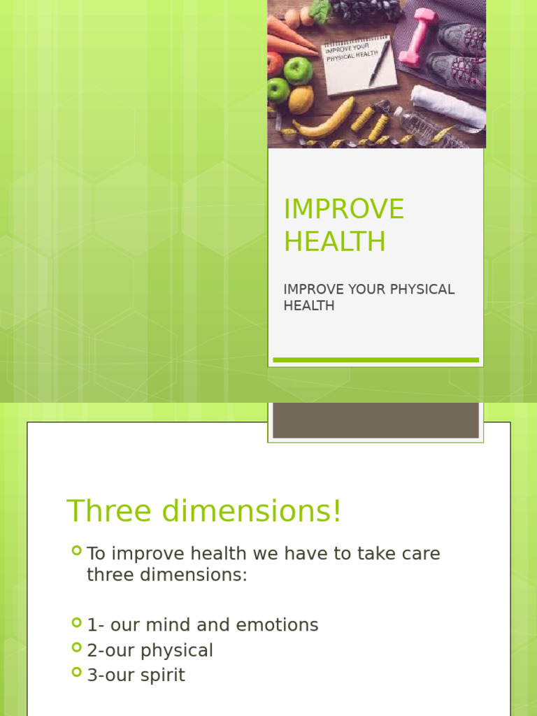 Improve Health | PDF