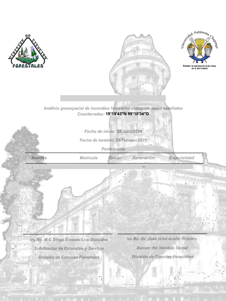 Reporte Parcial Servicio Social UACh | PDF | Satélite