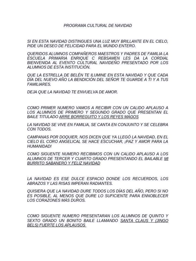 Programas Cultural | PDF