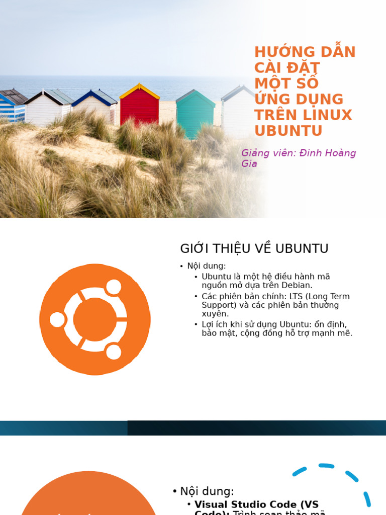 Slide2-Hướng Dẫn Cài Đặt Một Số Ứng Dụng | PDF