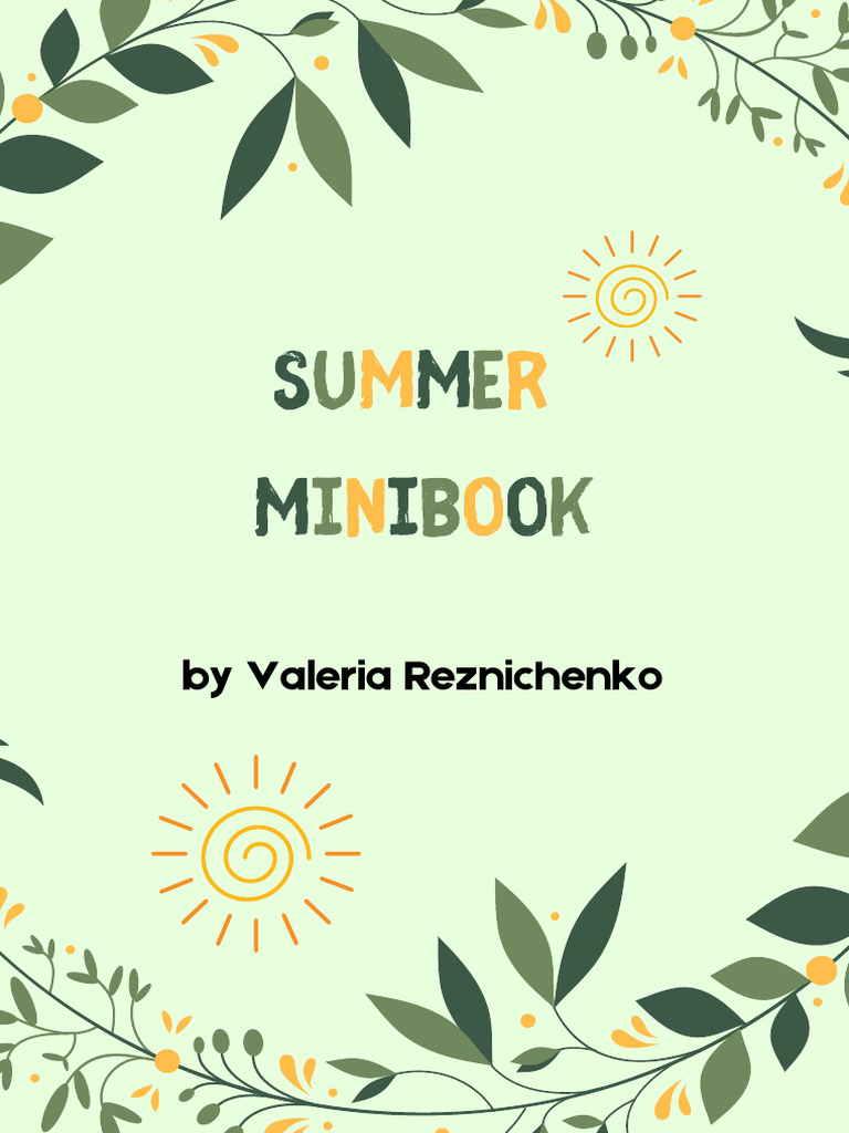 Summer Interactive Fun | PDF | Pancake | Foods
