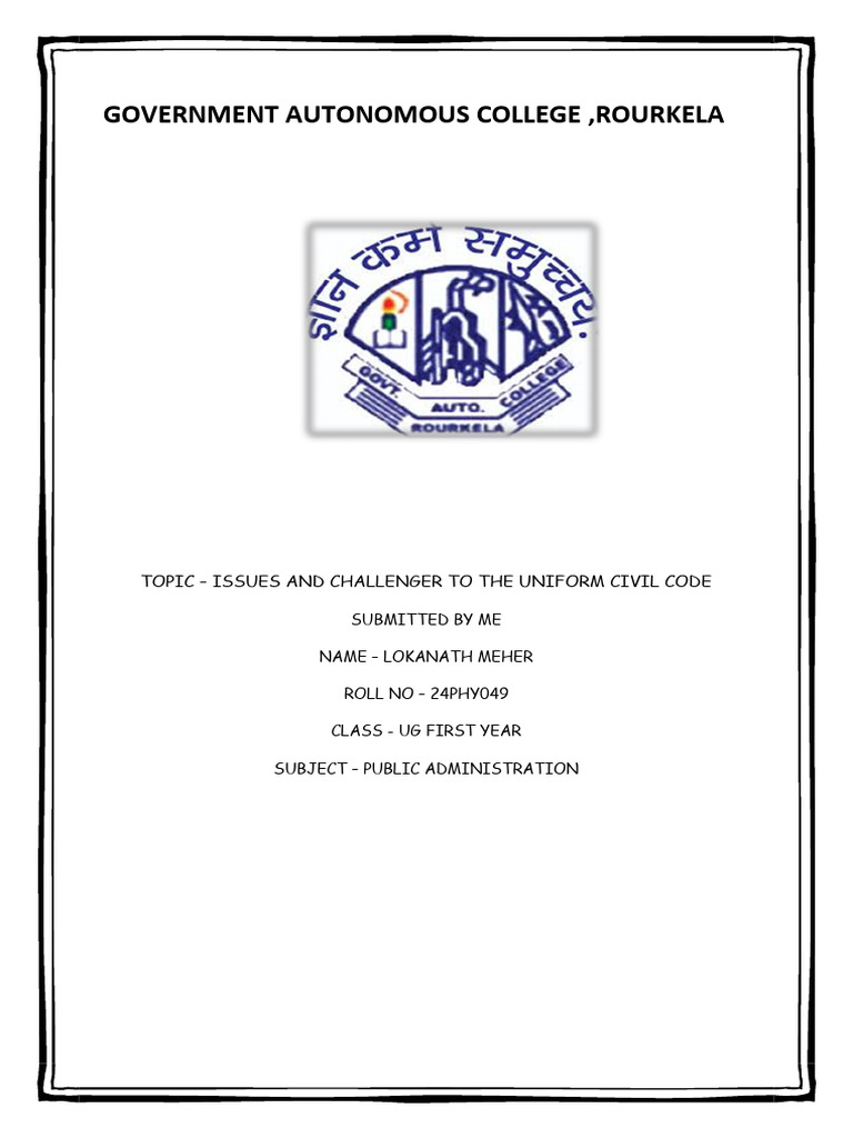 Government Autonomous College | PDF