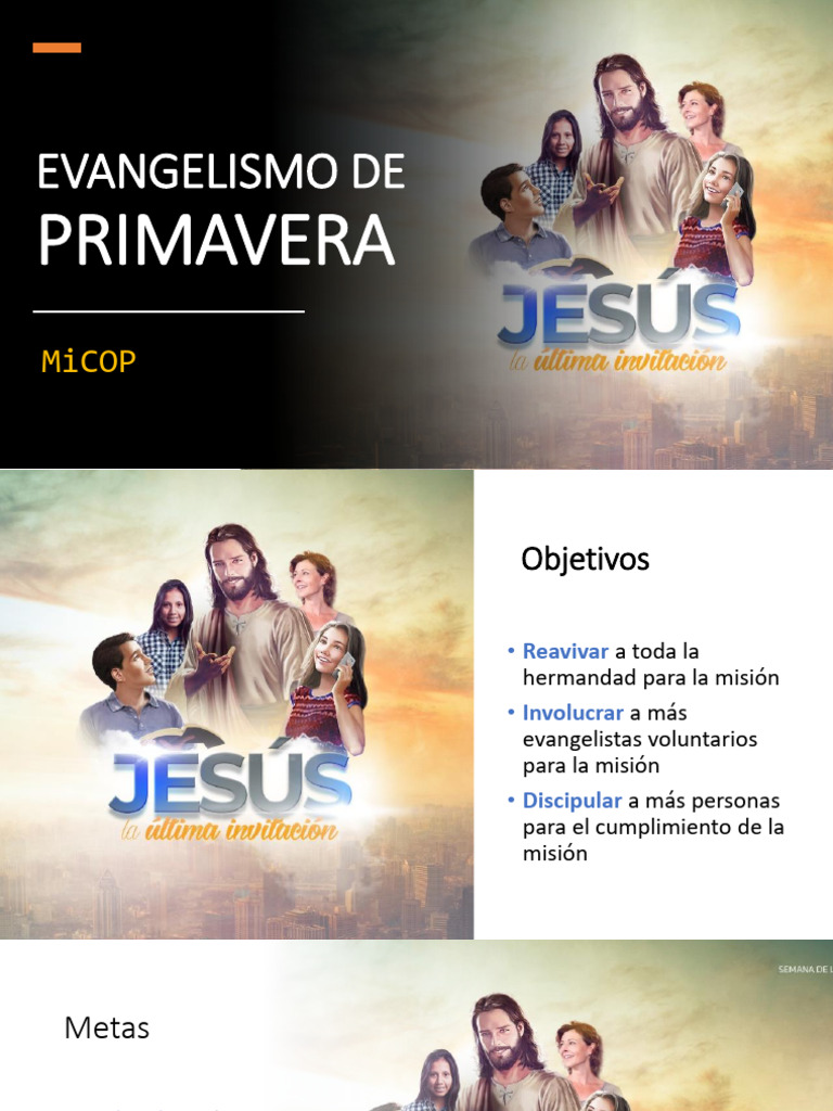 Evangelismo de Primavera - Micop | PDF