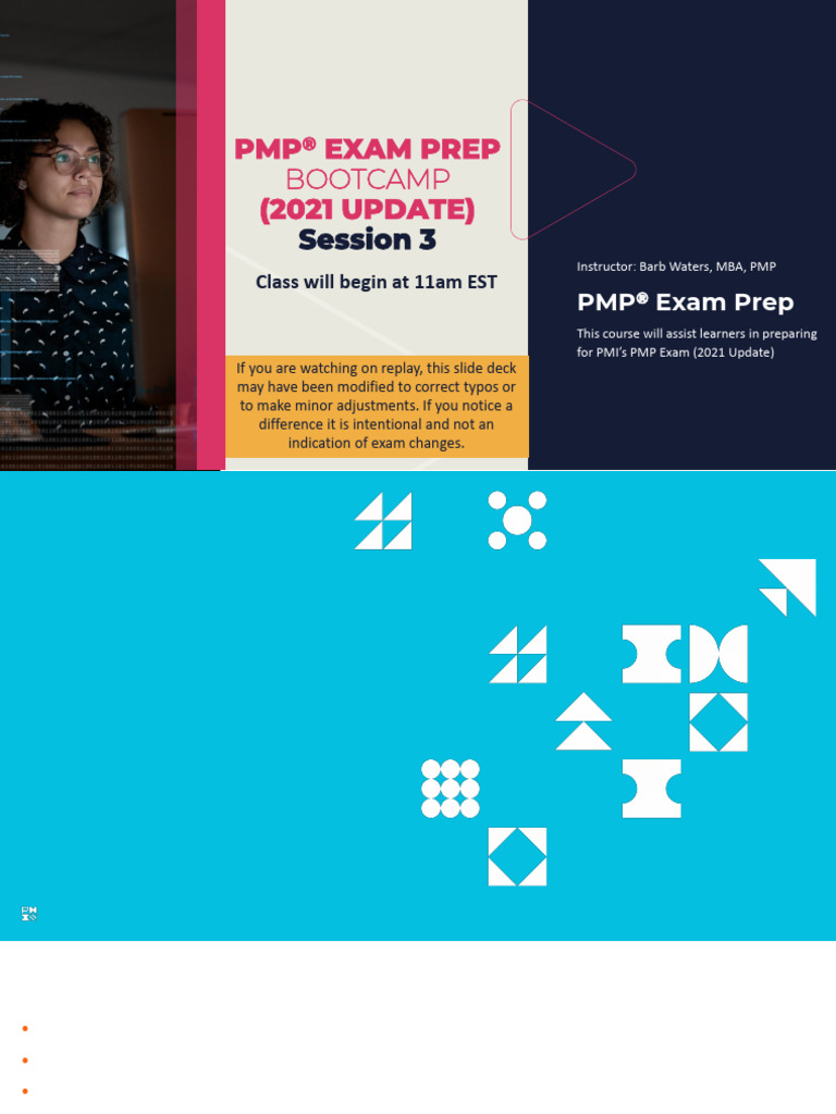 PMP ATP Bootcamp Session | PDF | Project Management | Quality Management