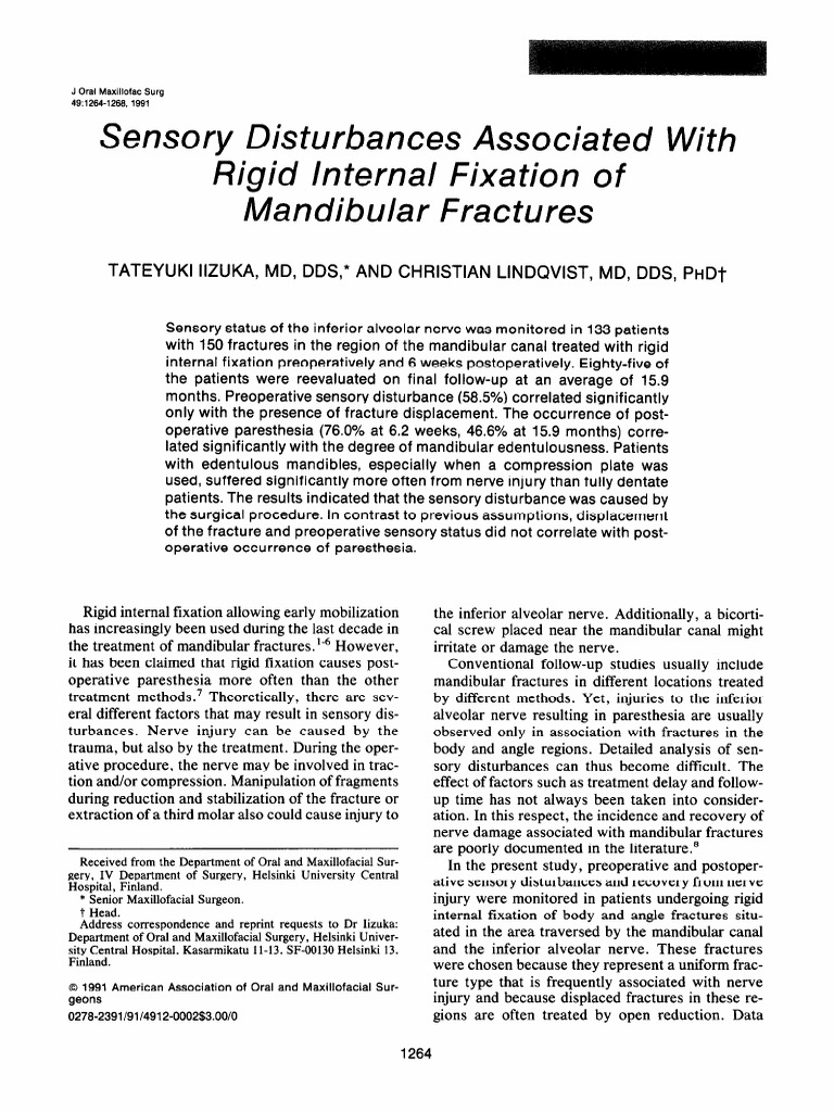 Sensory Disturbances Associated With | PDF | Medical Specialties ...