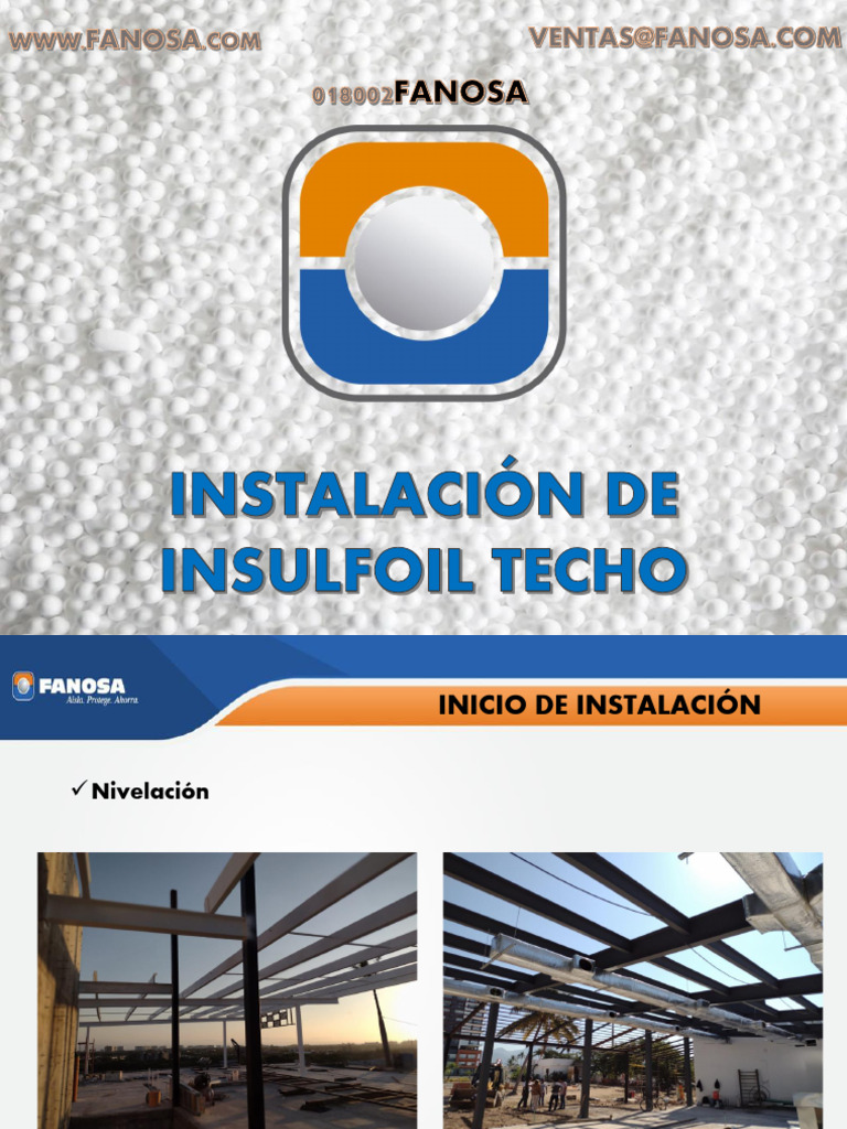 INSTALACION INSULFOIL TECHO | PDF