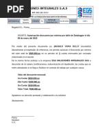 Formato Solicitud de Descuento A Empleados COMERCIAL | PDF