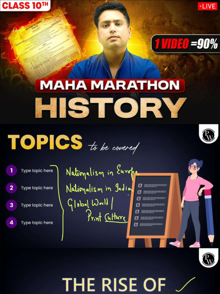 History Marathon PYQs CLASS 10 CBSE .Final - Compressed | PDF