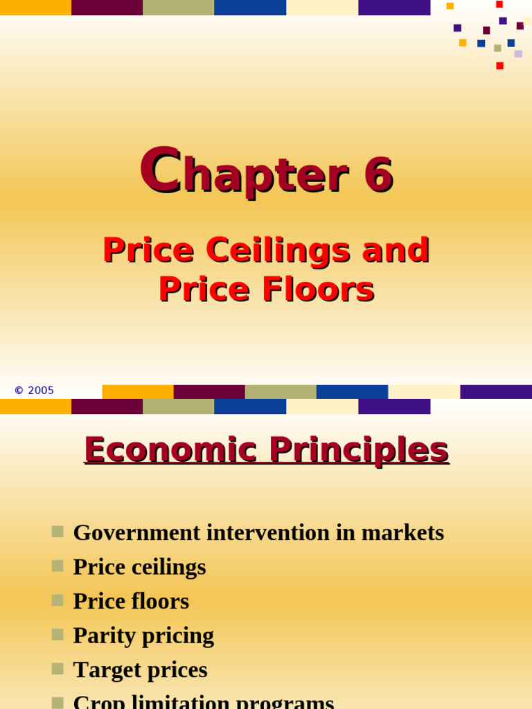 Price Ceiling Powerpoint | PDF | Supply And Demand | Economics