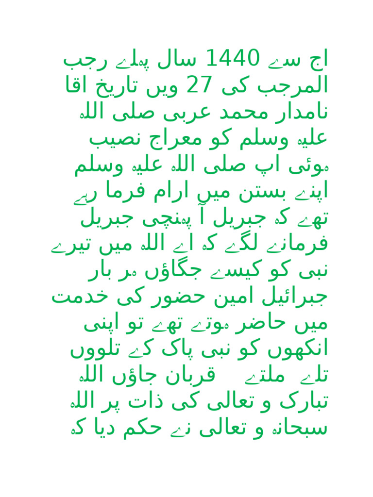 Meraj Ka Safar | PDF