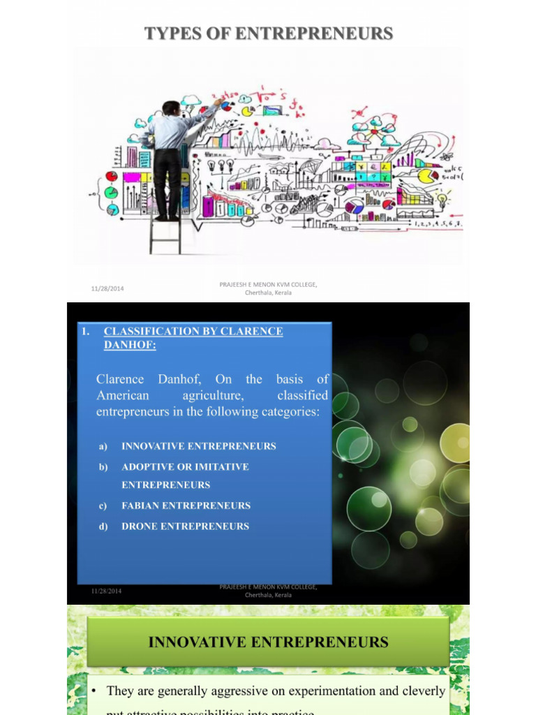 Types of Entrepreneurs | PDF