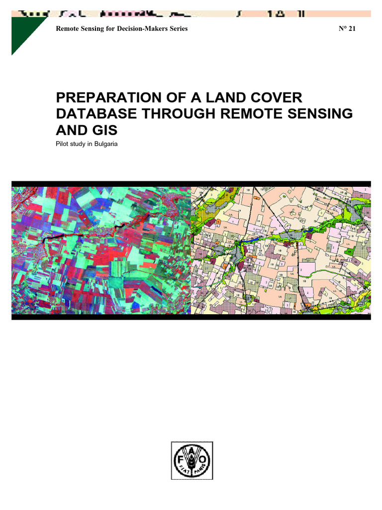 Preparation of A Land Cover Database Through Remote Sensing and Gis | PDF | Geographic ...