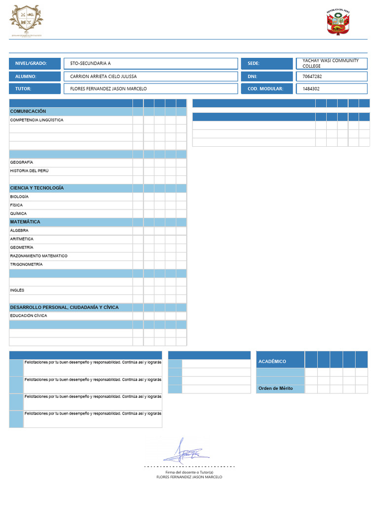 Libreta Areas Cursos | PDF | Aprendizaje