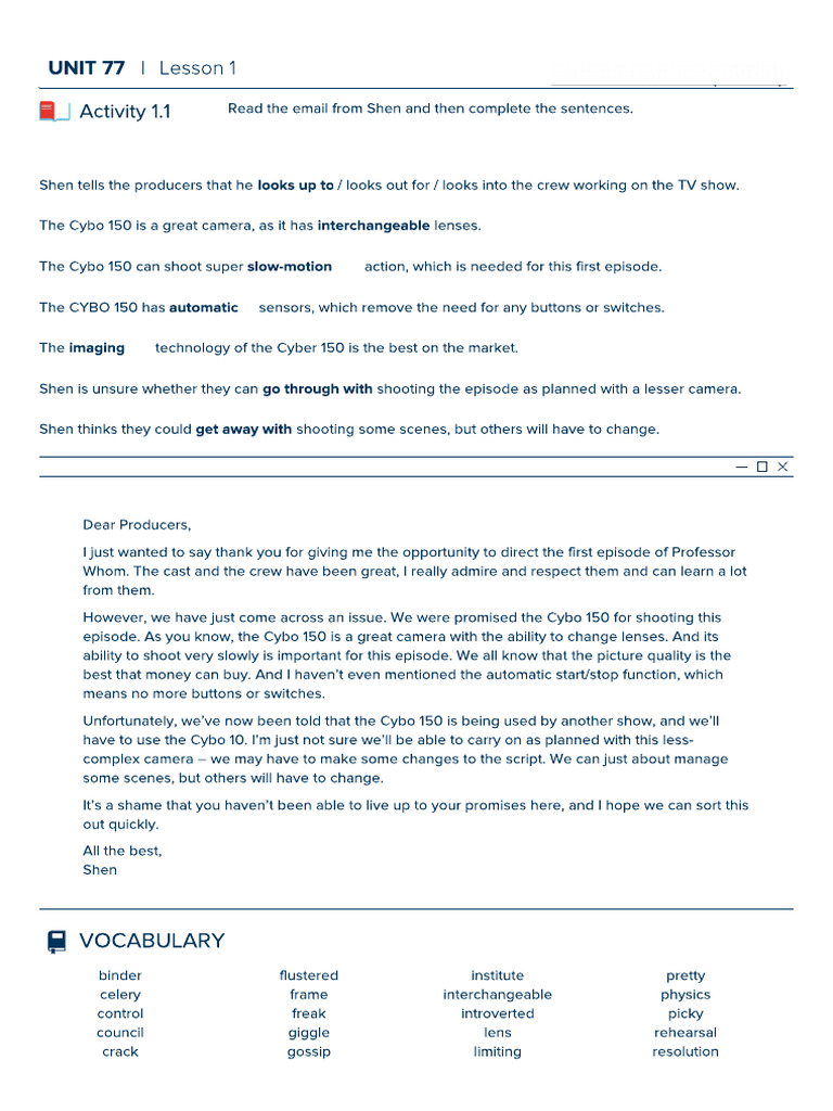 WSE L20 Workbook | PDF