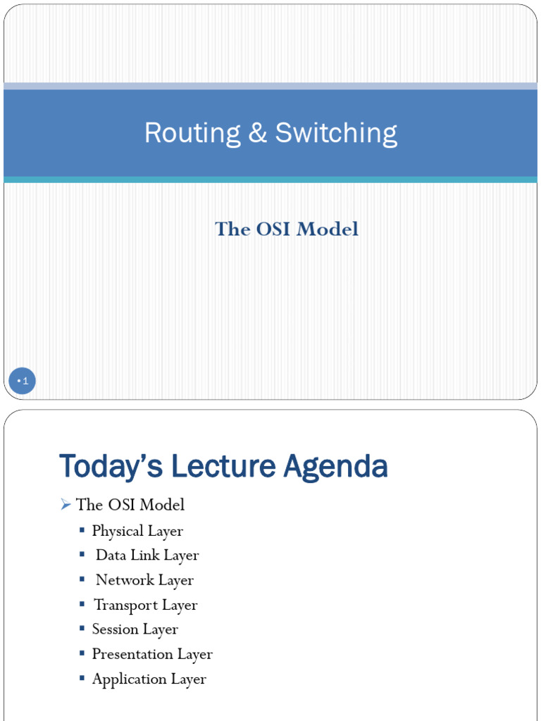Understanding the OSI Model Layers | PDF | Osi Model | Computer Network