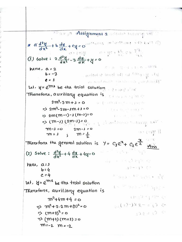 Differential Equation | PDF
