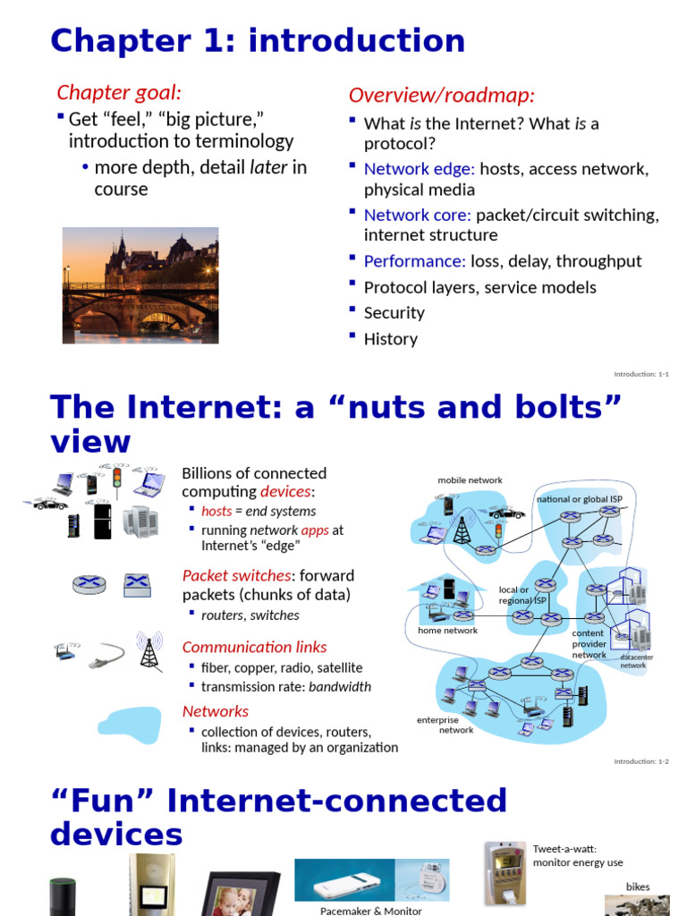 Chapter_1اساسيات الشبكات | PDF | Computer Network | Transmission Medium