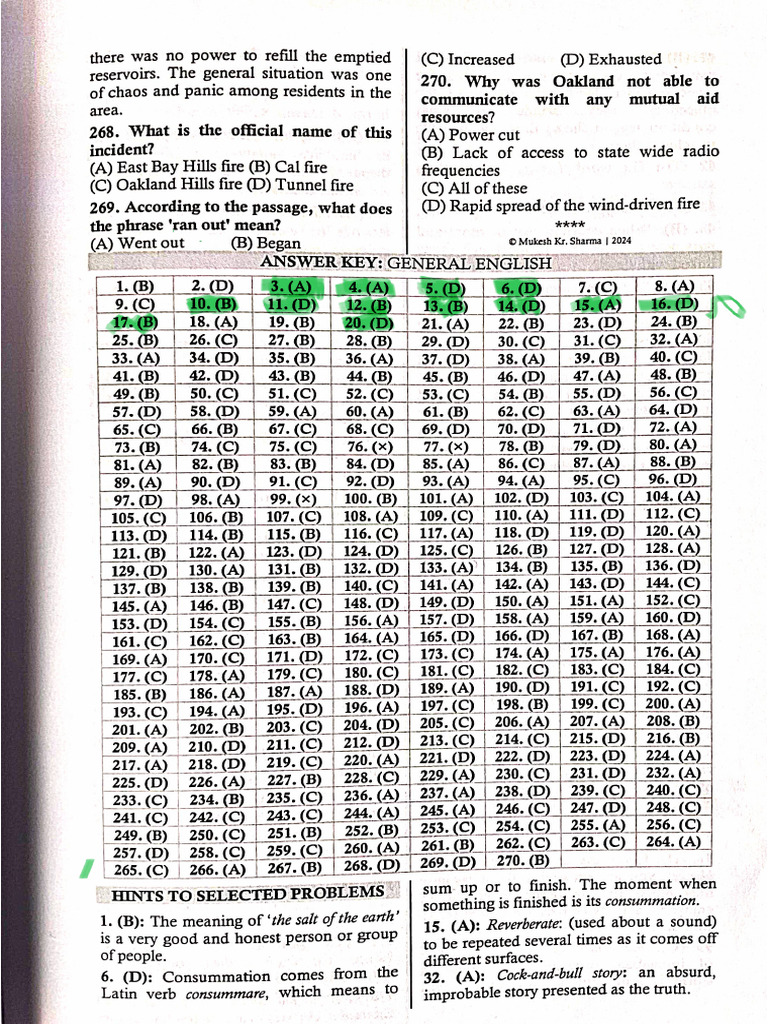 English Answer Key | PDF