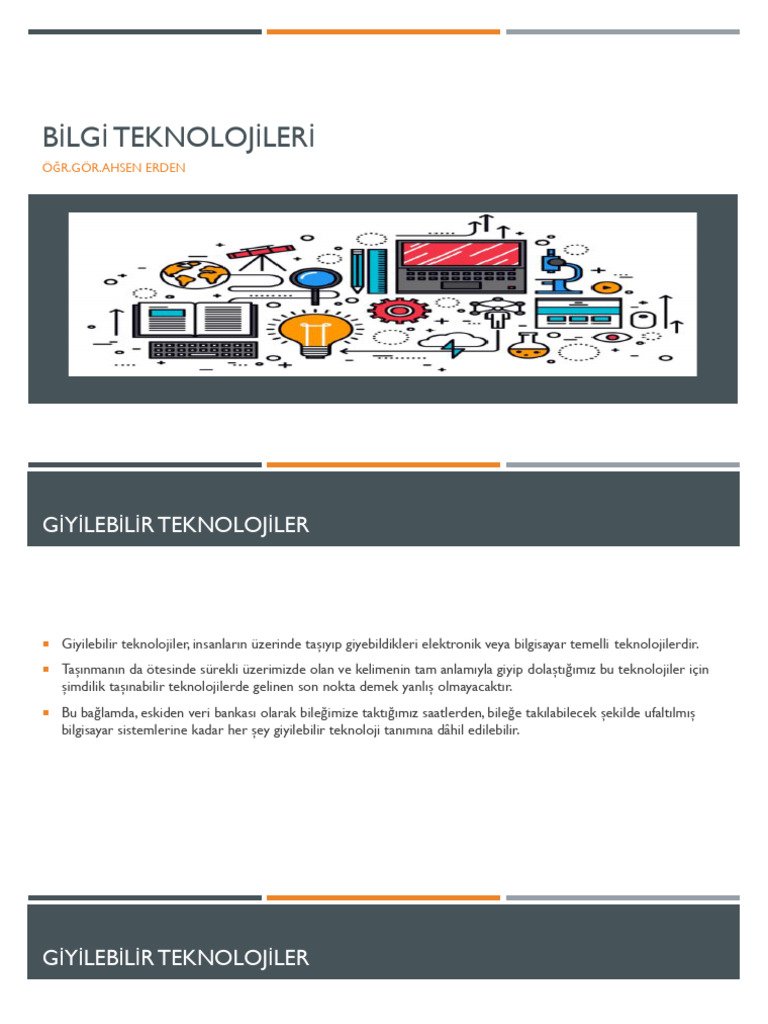 Bilgi Teknolojileri Kullanimi 7 Hafta | PDF