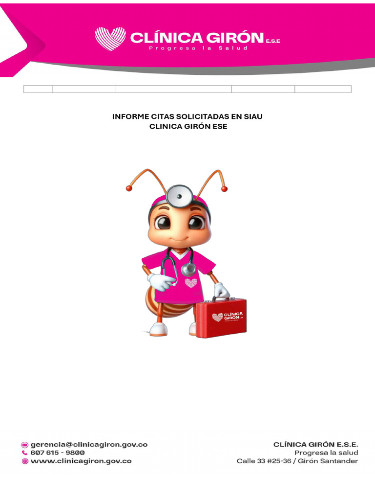 Informe Citas SIAU Octubre 2024 | PDF