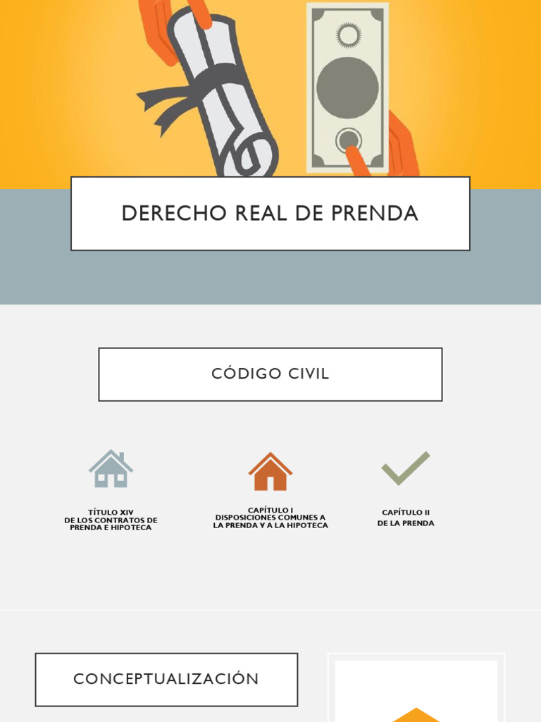 Derecho Real de Prenda: Conceptos y Efectos | PDF | Ley de hipotecas ...