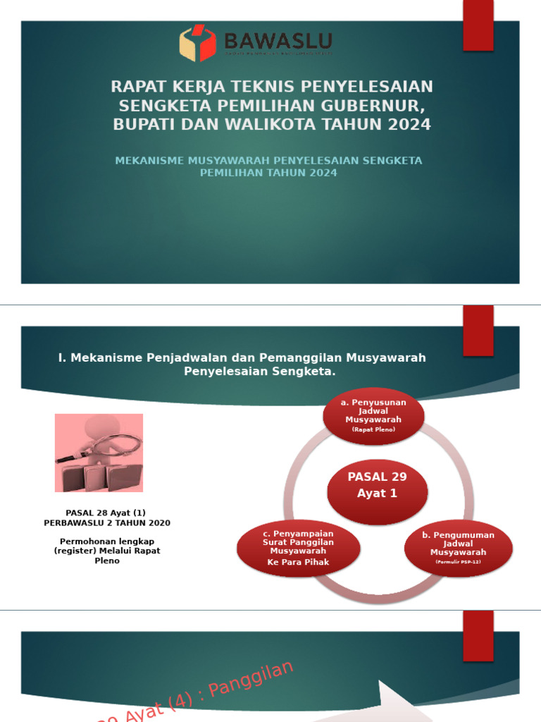 MUSYAWARAH PENYELESAIAN SENGKETA | PDF