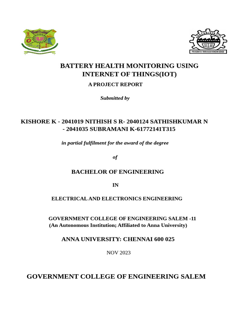 FINAL REPORT | PDF | Thermocouple | Embedded System