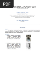 Determination of Texture Using The Hydrometer Method | PDF | Soil | Natural Materials