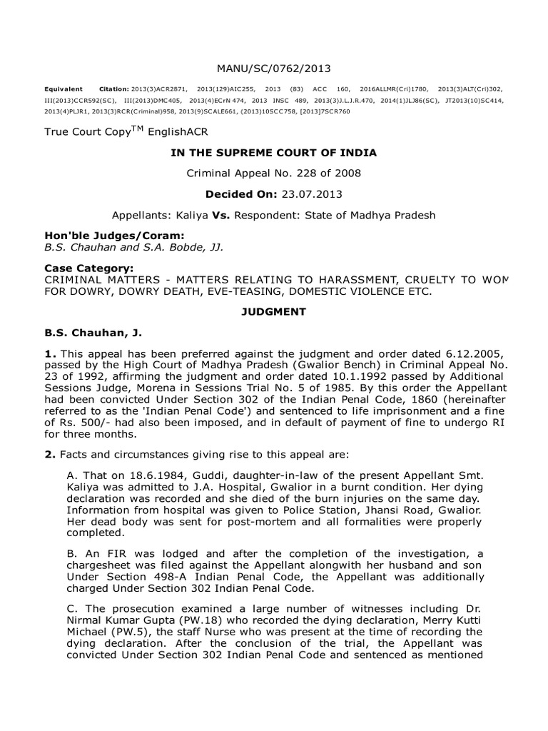 s130694COM965290 | PDF | Appeal | Judgment (Law)