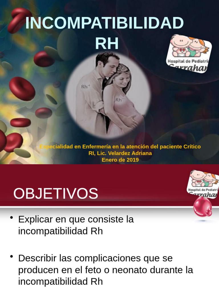 Incompatibilidad Rh en el Embarazo | PDF | Patologia clinica | Hematología