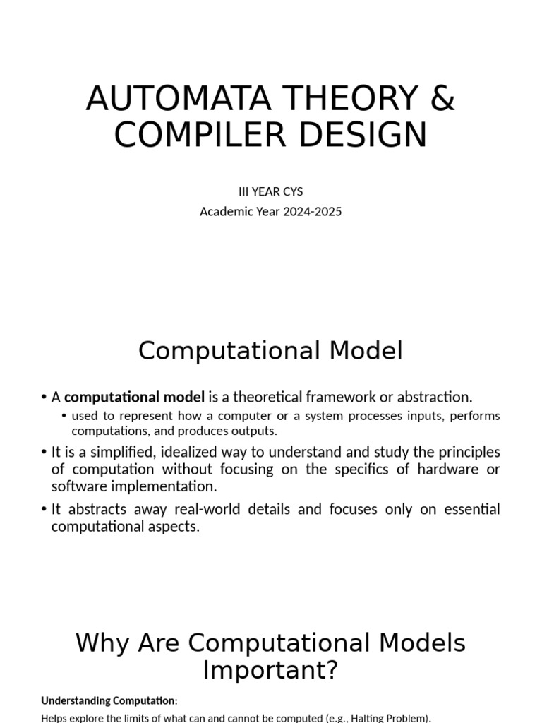 Automata PPT-4.12.2024 | PDF | Automata Theory | Theoretical Computer Science