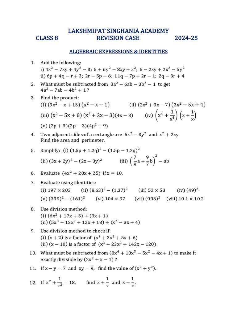 8_MATH CASE_REVISION 1 | PDF | Geometry | Elementary Mathematics