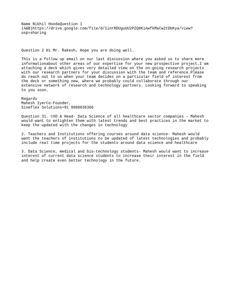 Project Sineflex | PDF