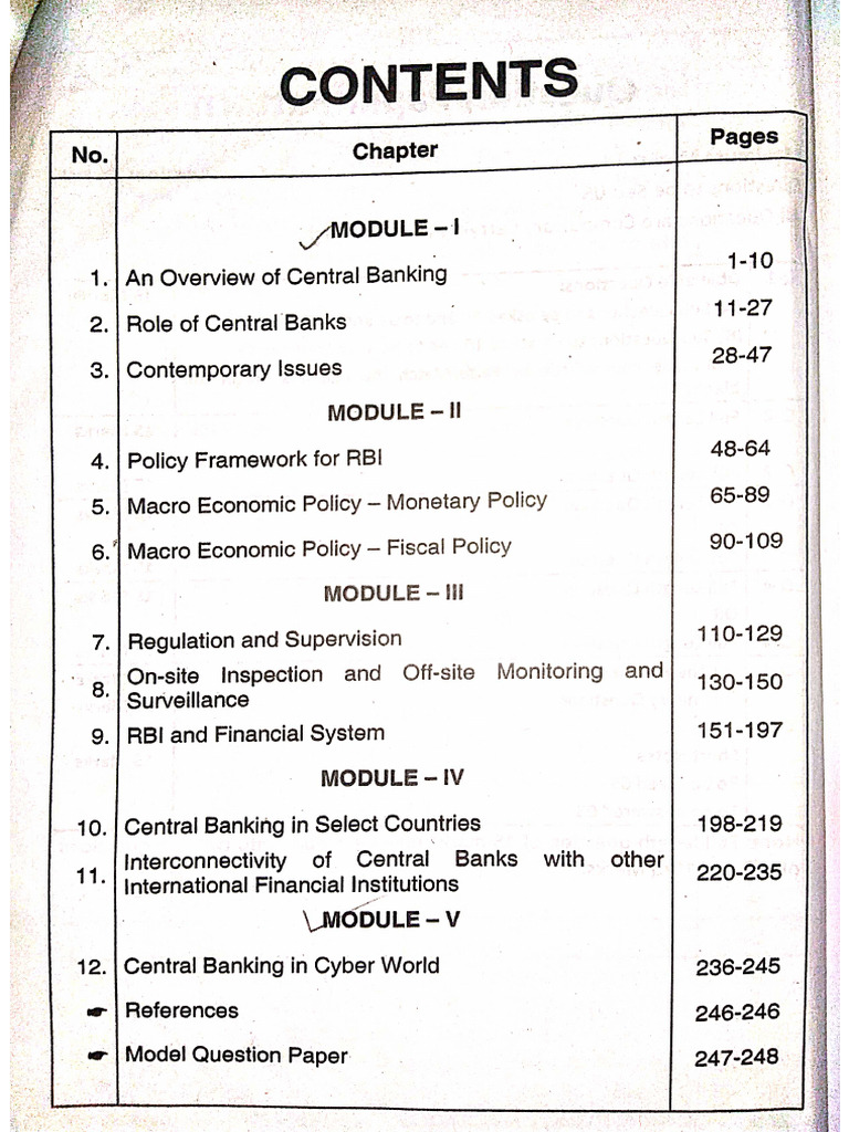 Central Banking Sem 6 | PDF
