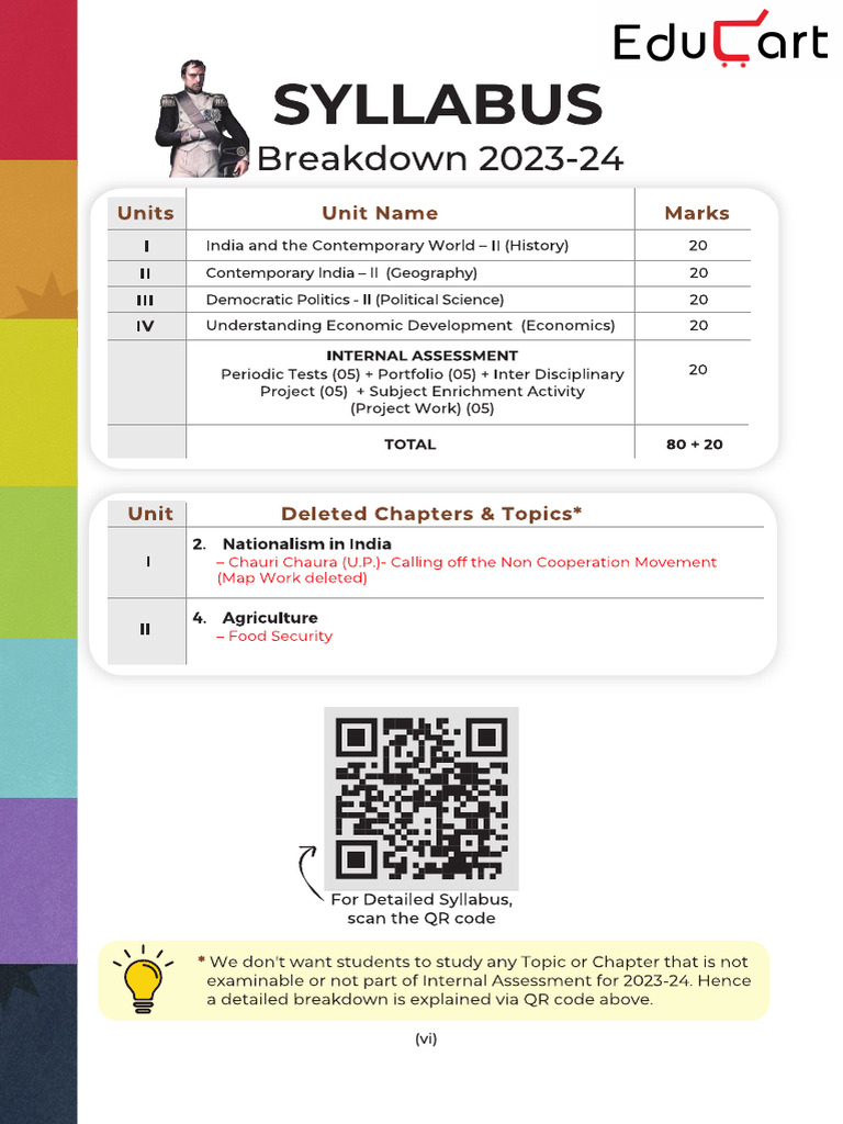 Class 10 SST Syllabus (With Deleted Chapters) | PDF | Globalization | Economies