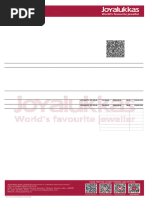 Jewellery Bill Format Template | PDF