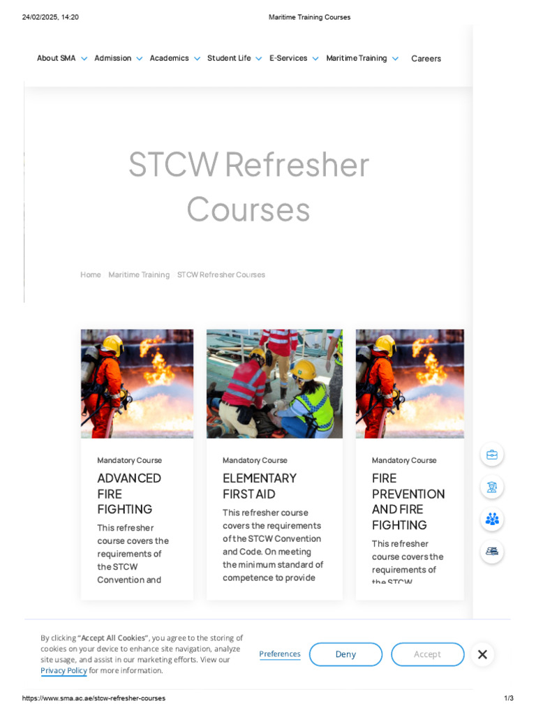 Maritime Training Courses | PDF