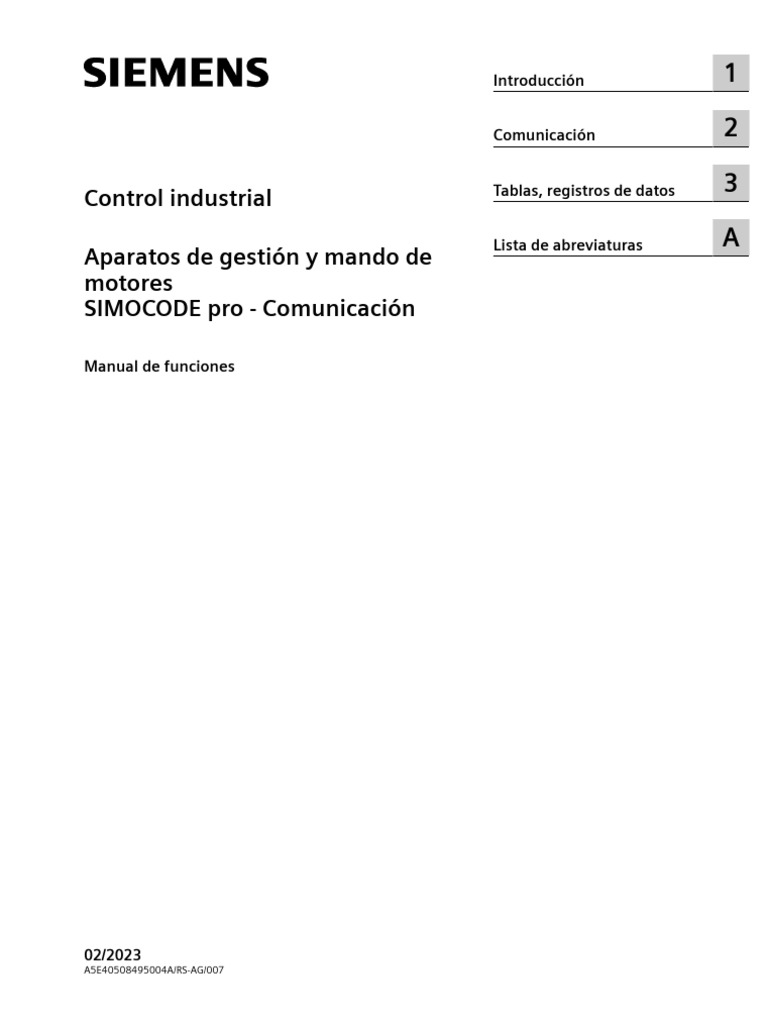 Kommunikation SIMOCODE Pro Es-MX | PDF | Valores | Aplicación movil