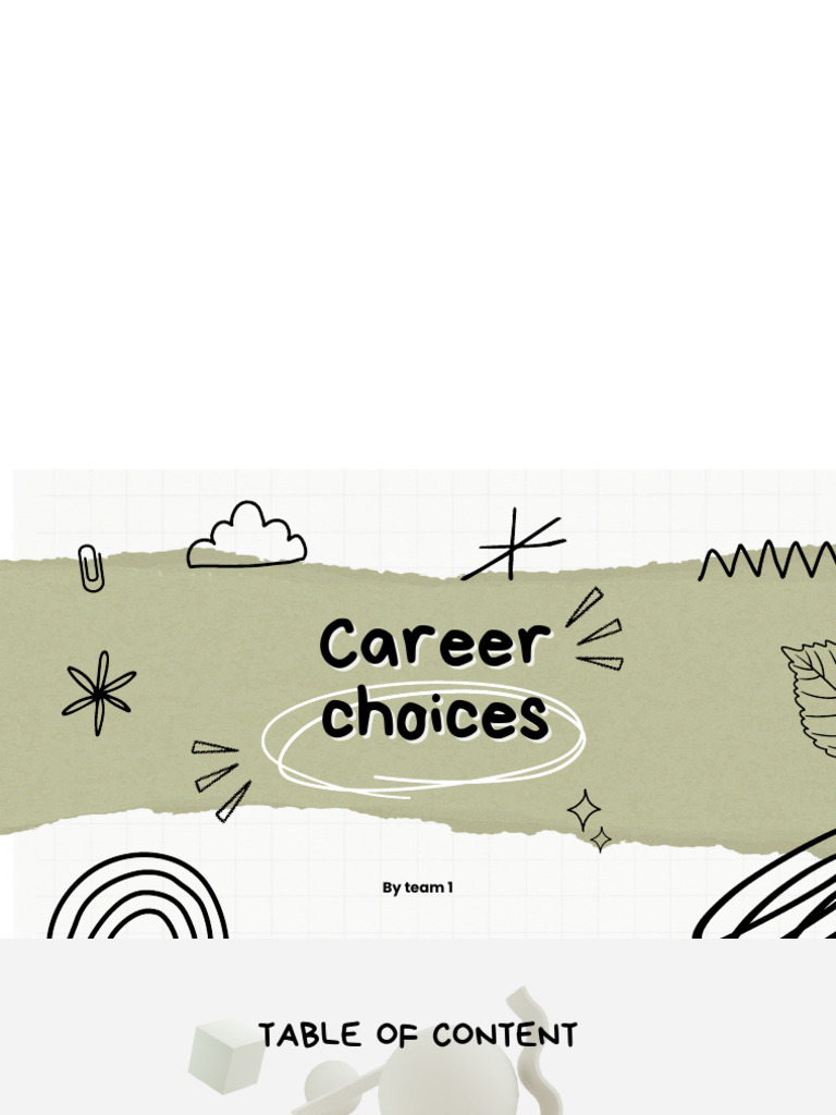 Career Choices (1) | PDF | Thought | Vocabulary